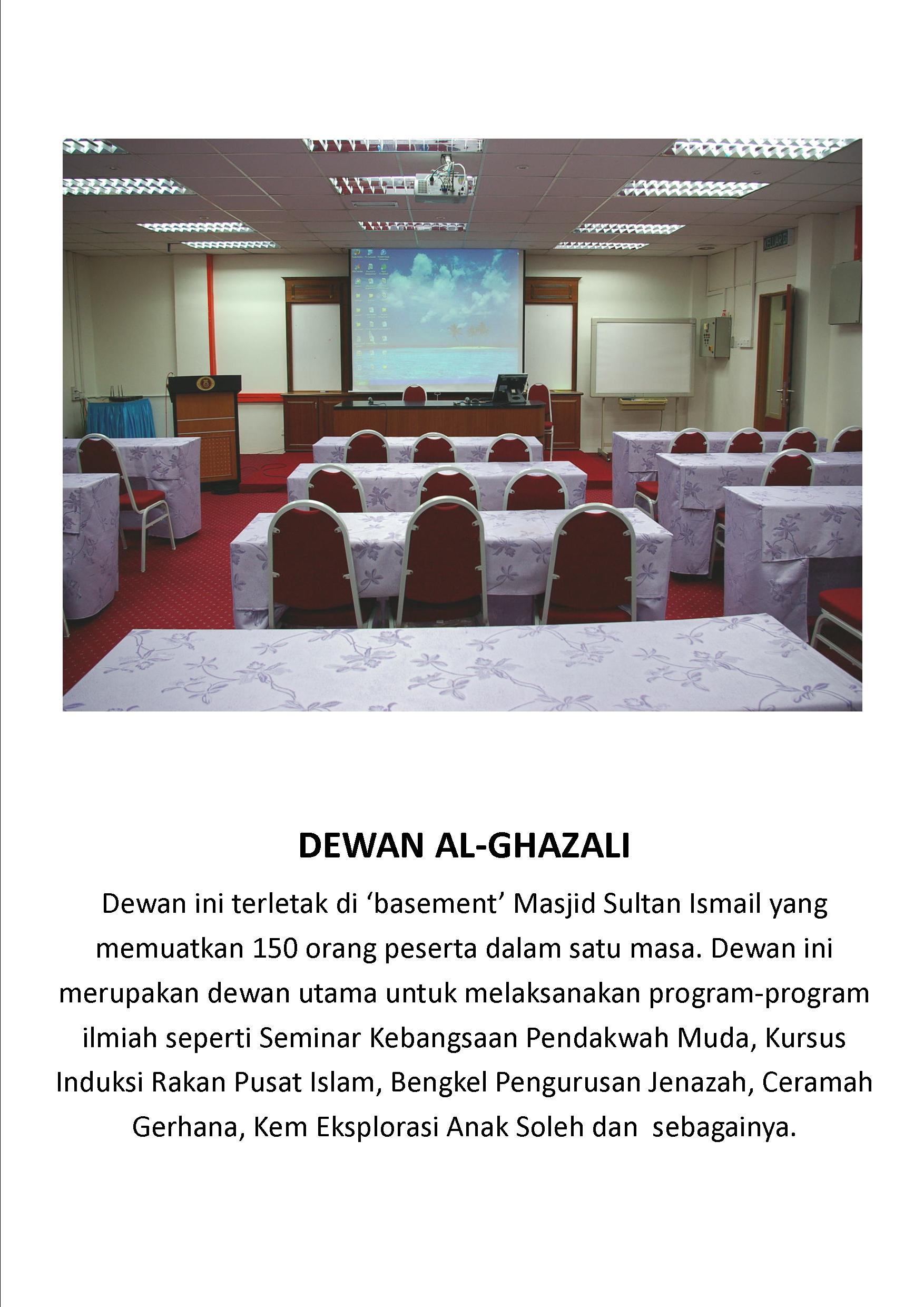 Dewan Al-Ghazali | UTM ISLAMIC CENTRE