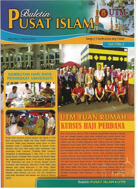 Buletin Pusat Islam (Okt – Sep 2009), Vol. 1/ No. 2 | UTM ISLAMIC CENTRE